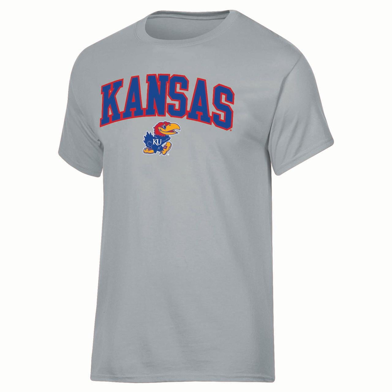 Hanes NCAA Kansas Jayhawks Short Sleeve T-Shirt - Walmart.com