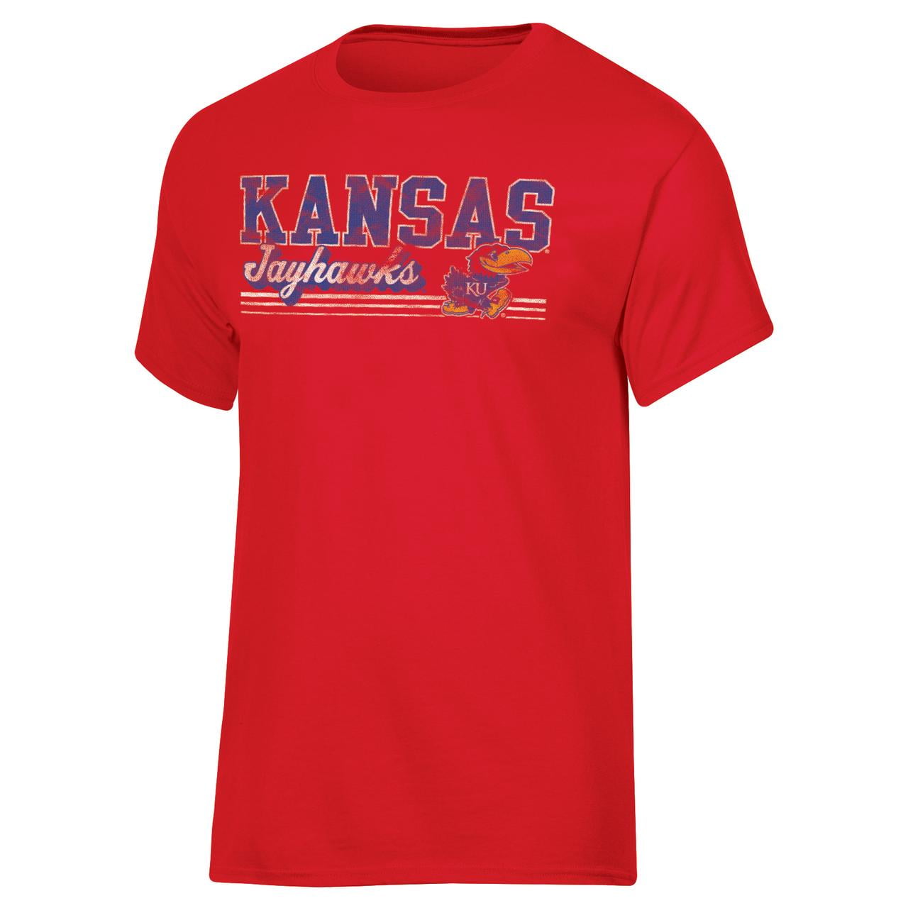 Hanes NCAA Kansas Jayhawks Short Sleeve T-Shirt - Walmart.com