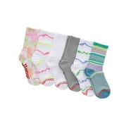 6 Pair Girls Socks Size 6-8 Crew Low Cut Quarter Kids Novelty Assorted ...