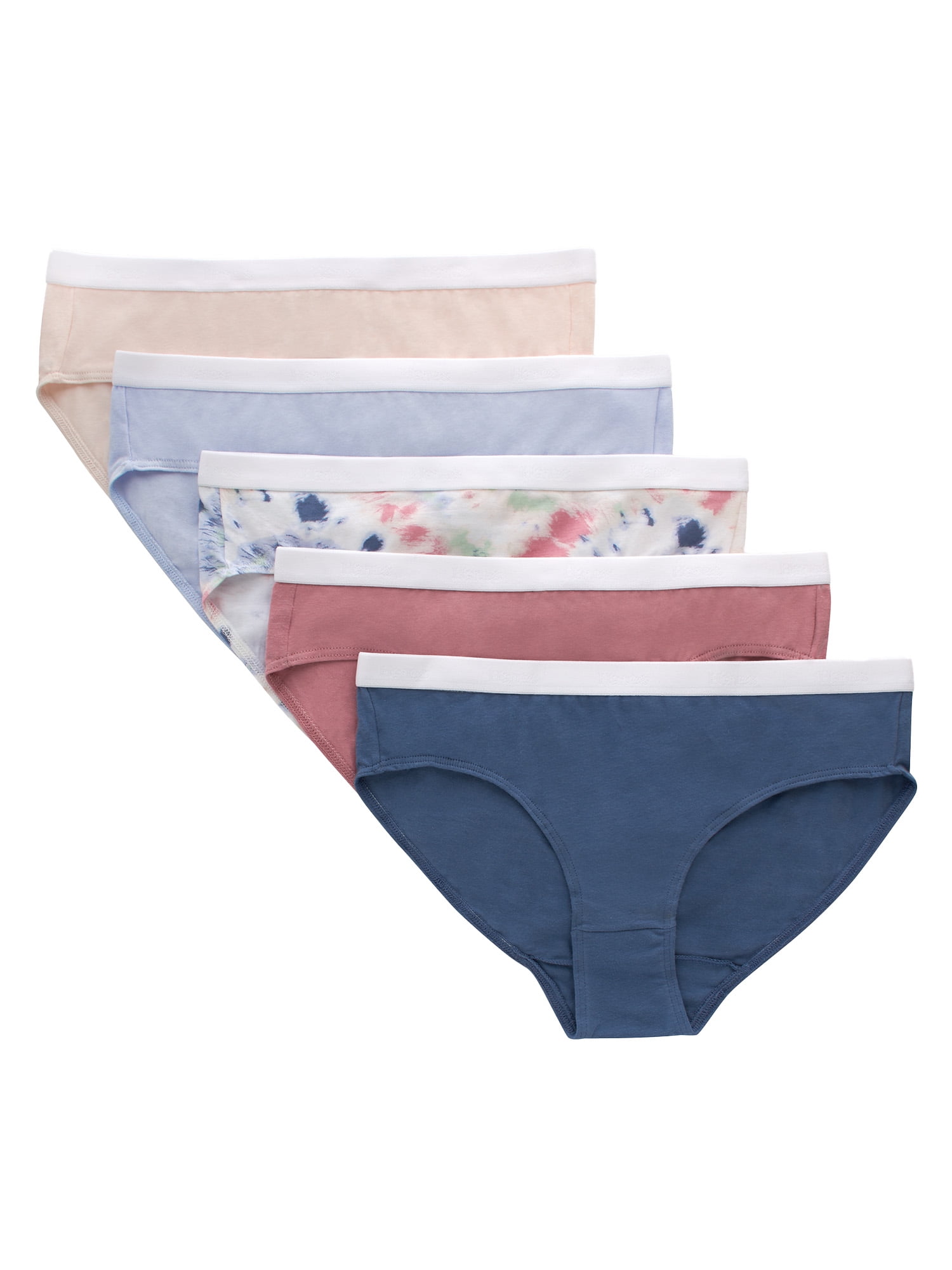 Hanes Originals Girls' Tween Underwear Hipster Pack, Fashion Assorted ...