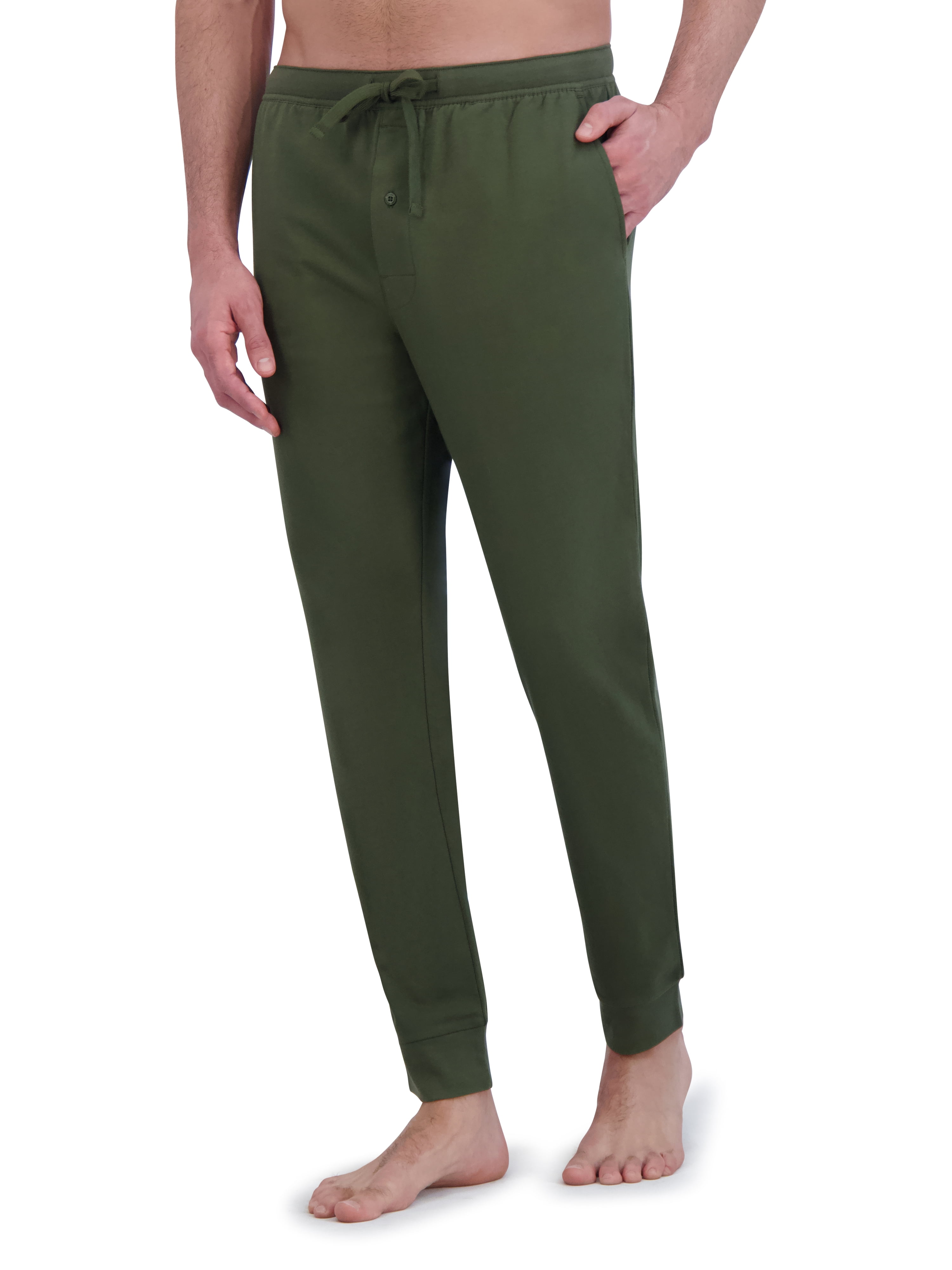 Hanes Men's Cotton French Terry Sleep Jogger with Drawstring Waistband ...