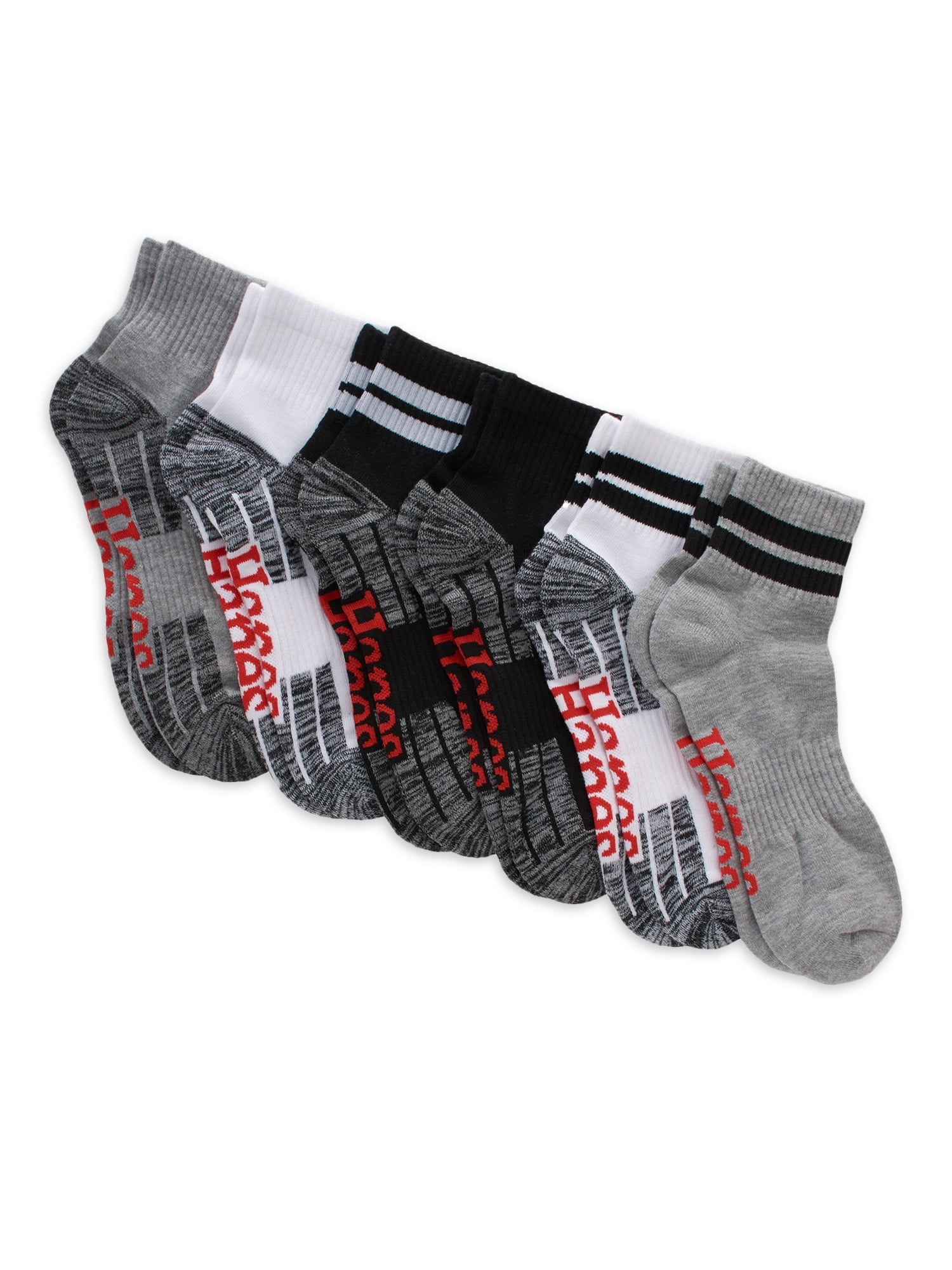 Hanes Originals Men's Ankle Socks, Moisture Wicking, 6-Pair Pack ...
