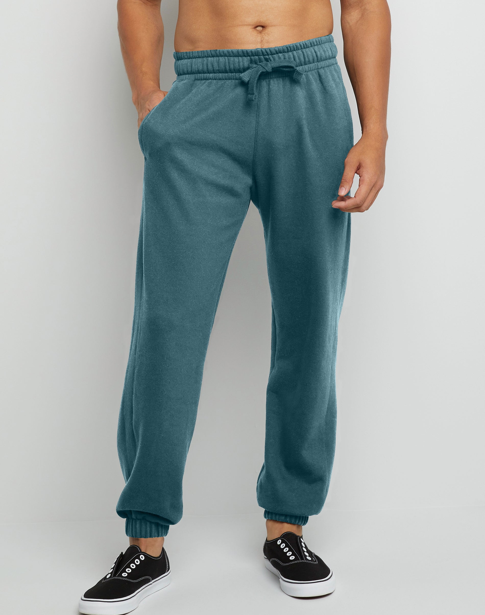Hanes Jogger Sweatpants Originals Men's Fleece Midweight with Pockets ...