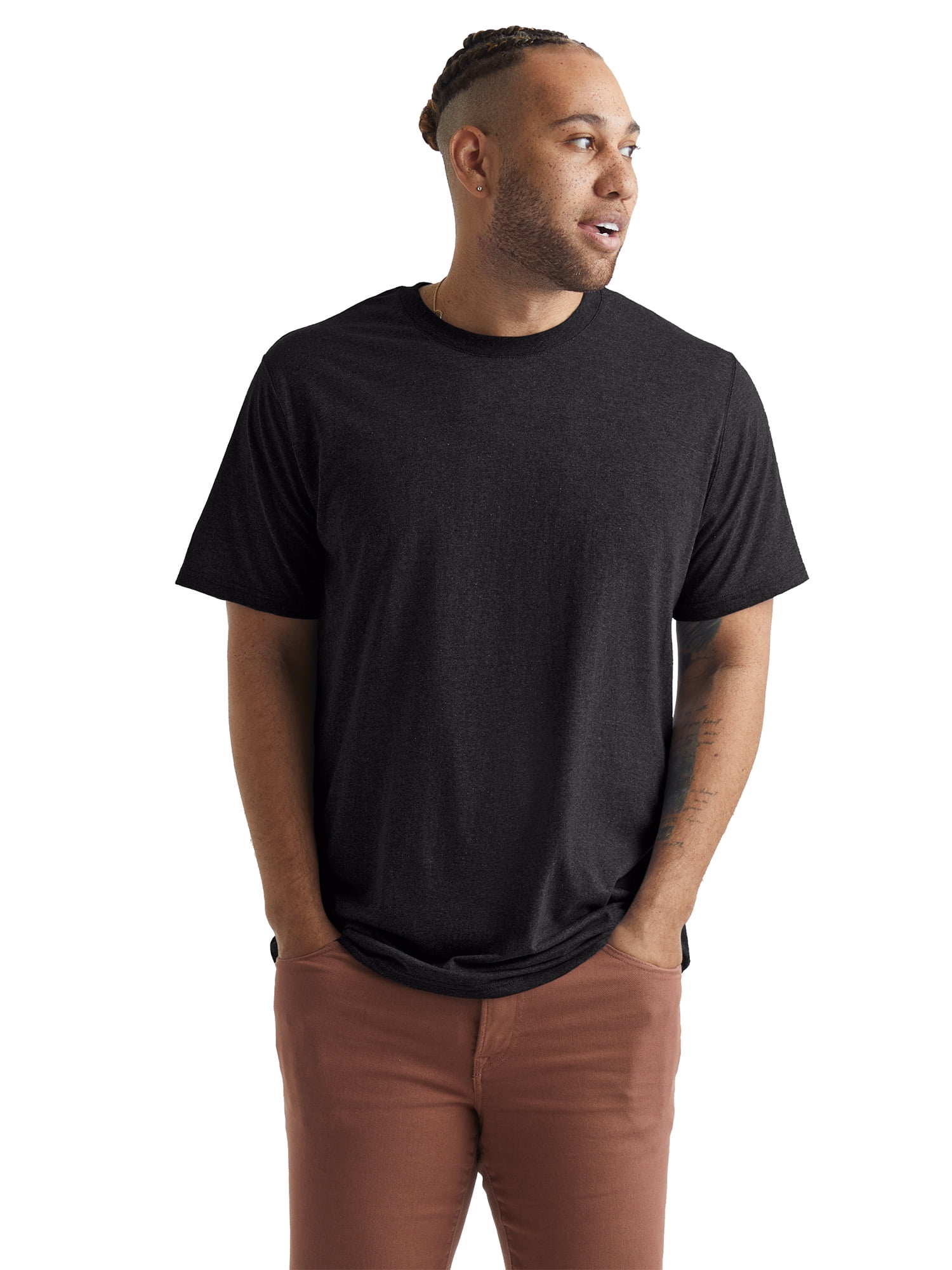 Hanes Originals Men's Big and Tall Tri-Blend T-Shirt, Sizes LT-4XT ...