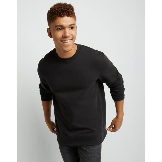 Hanes Men's Originals Midweight Fleece Crewneck Sweatshirt, Sizes S-2XL - Walmart.com