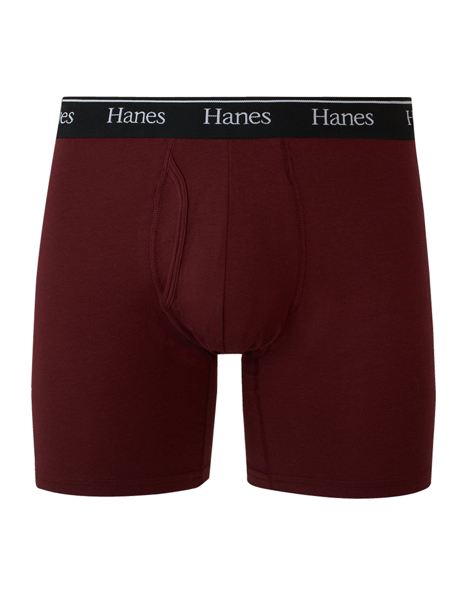Hanes Originals Men’s Stretch Cotton Boxer Brief Underwear, Moisture ...