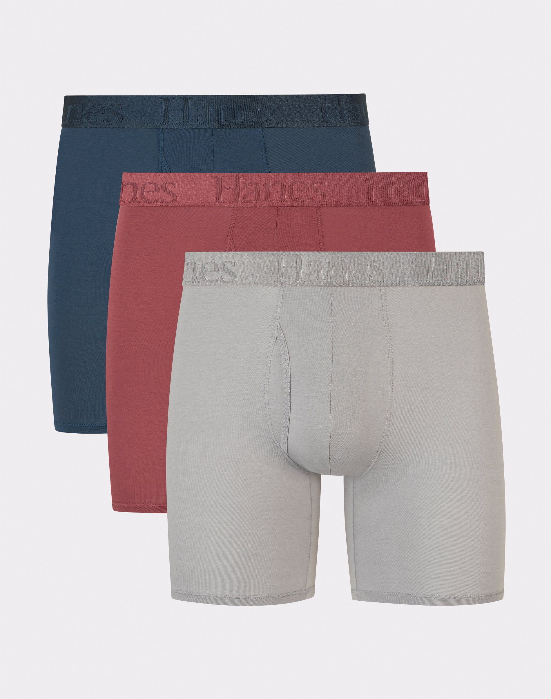 Free Shipping! Hanes Soft Men's Boxer Briefs XL 3-Pack, Moisture ...