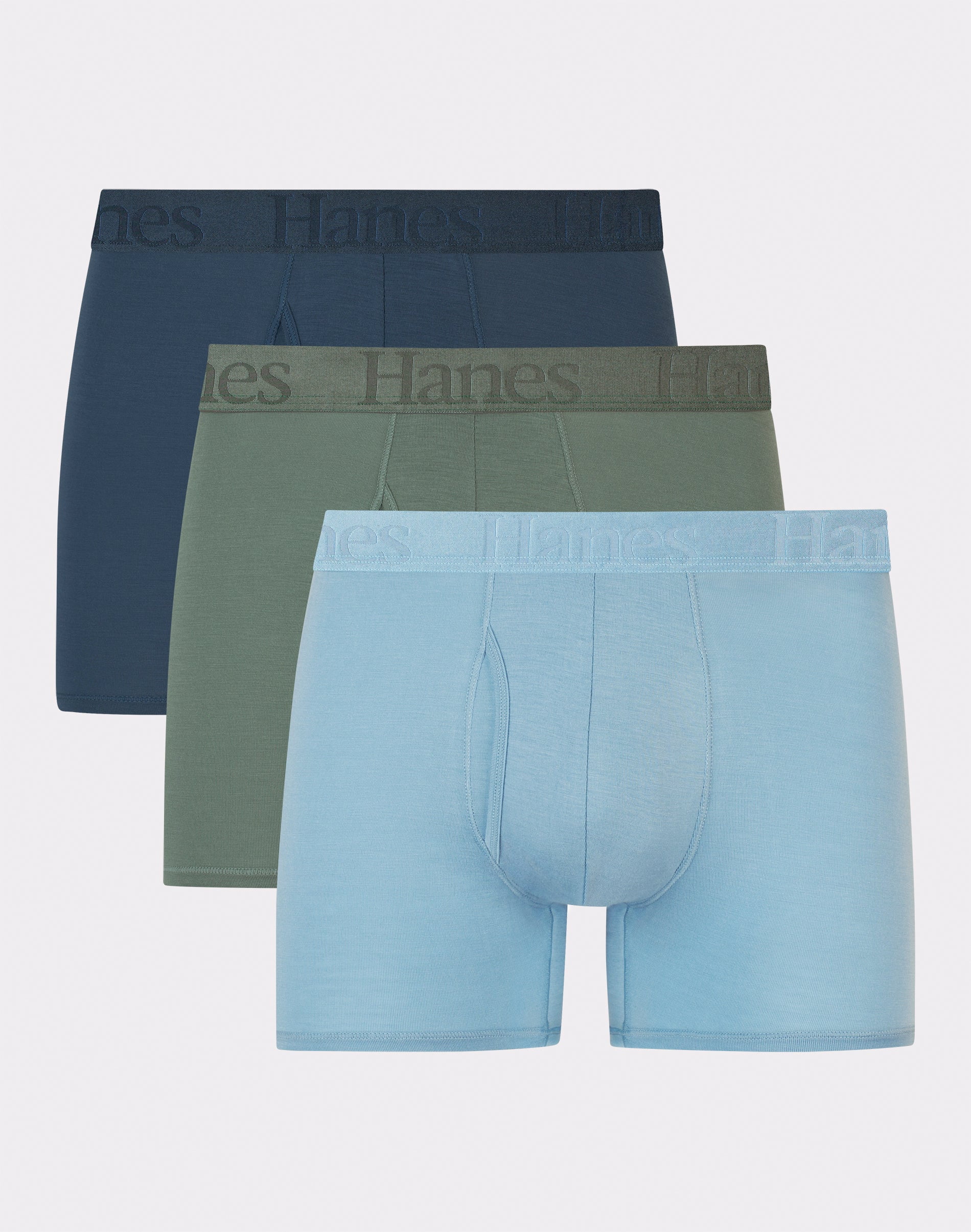 Free Shipping! Hanes Soft Men's Boxer Briefs XL 3-Pack, Moisture ...