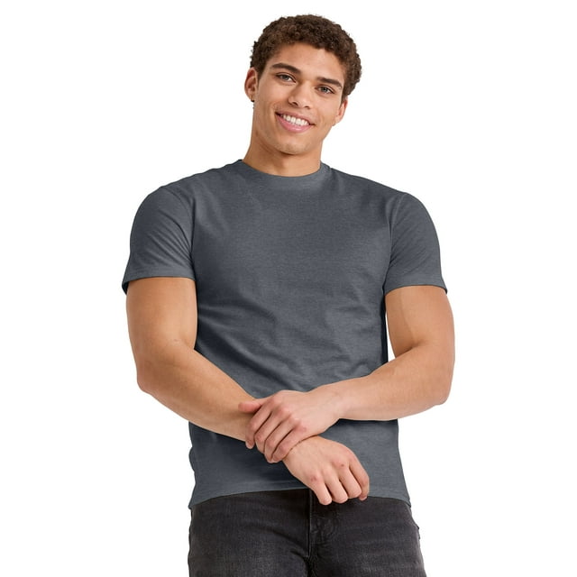 Hanes Originals Men's T-Shirt Short Sleeve Tri-Blend Crewneck Modern Fit - Walmart.com