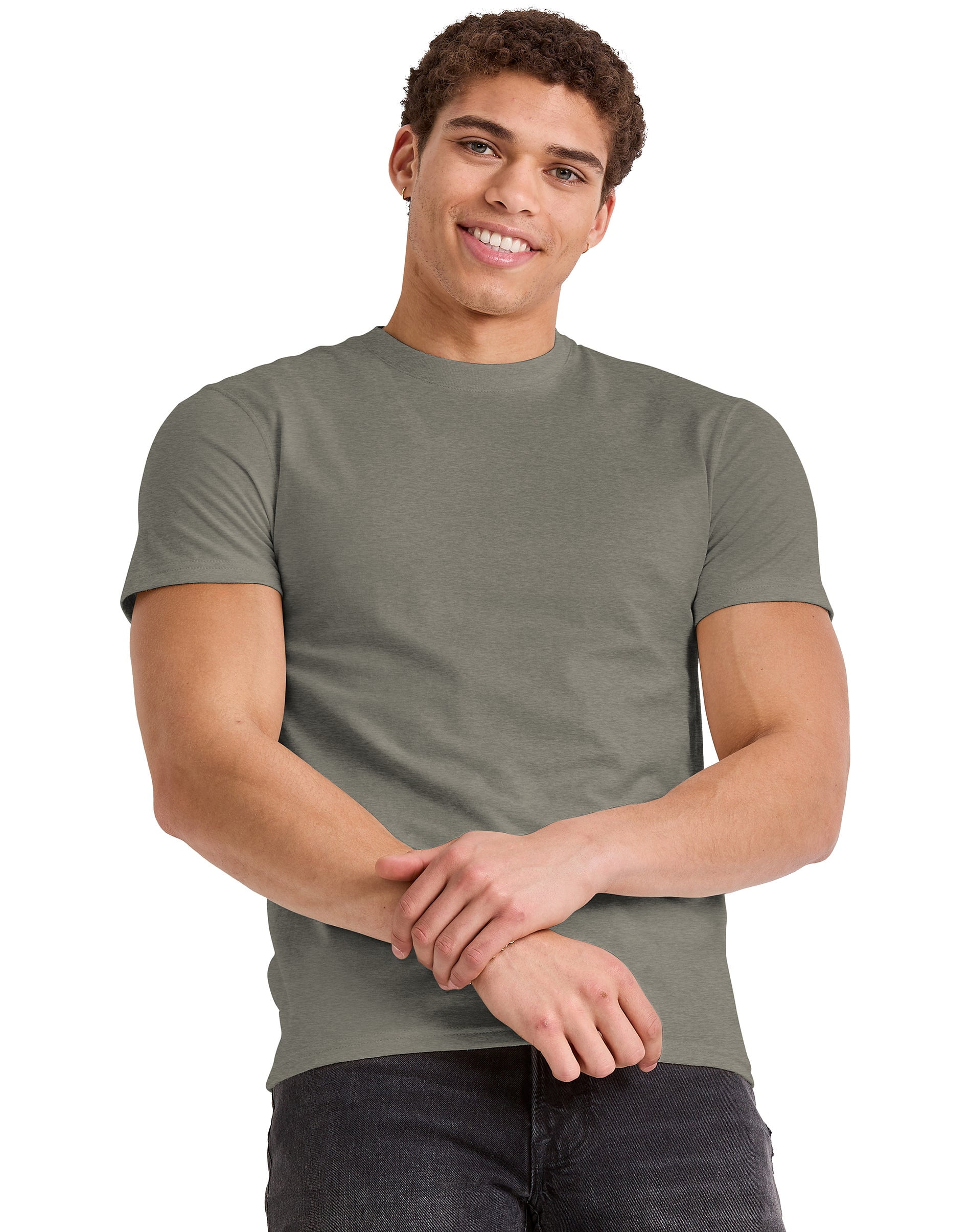 Hanes Originals Men's T-Shirt Tri-Blend Short Sleeve Crewneck Big ...