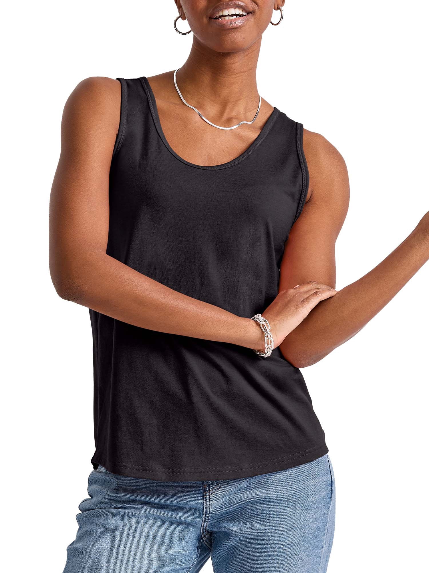 Hanes Originals Women's 100% Cotton Tank - Walmart.com