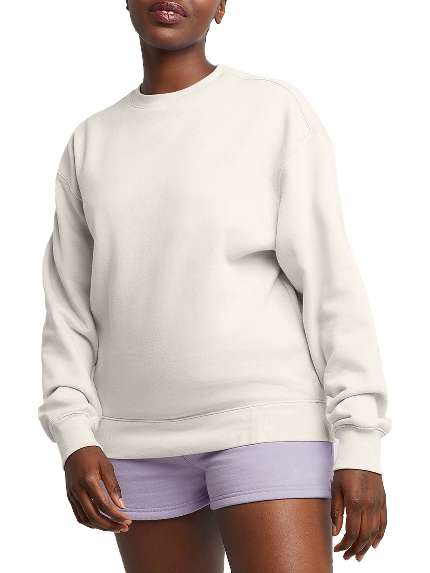 Hanes Originals Women's Dropped Shoulder Sweatshirt - Walmart.com