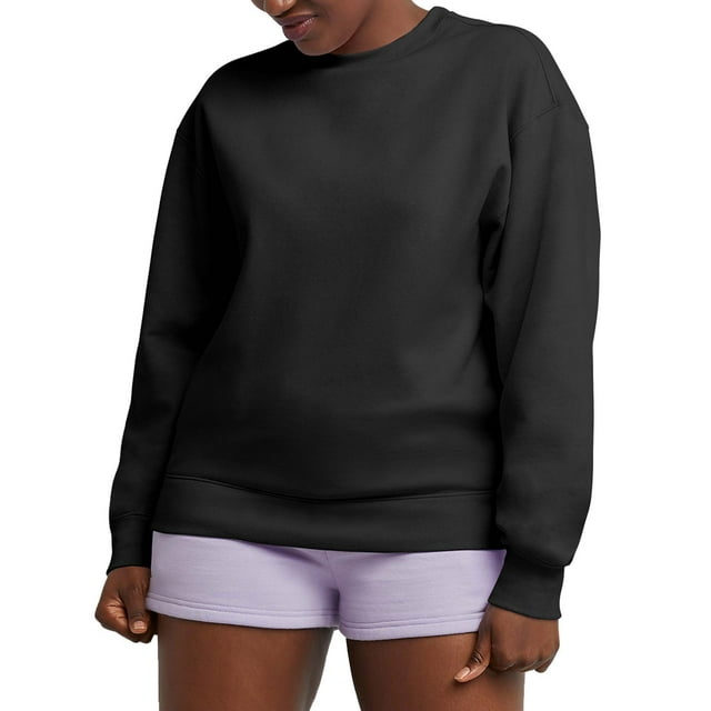 Hanes Originals Women's Dropped Shoulder Sweatshirt, Heavyweight Fleece ...