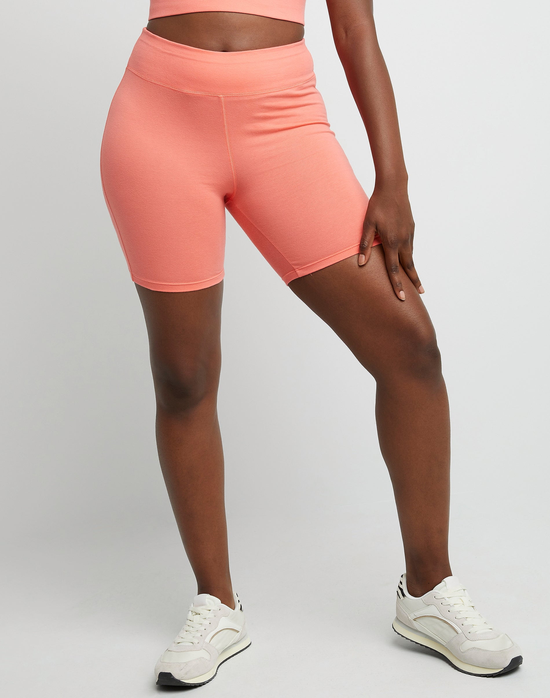 Hanes Bike Shorts Stretch Jersey High-Rise Originals Women's Workout Gym XS-2XL - Walmart.com