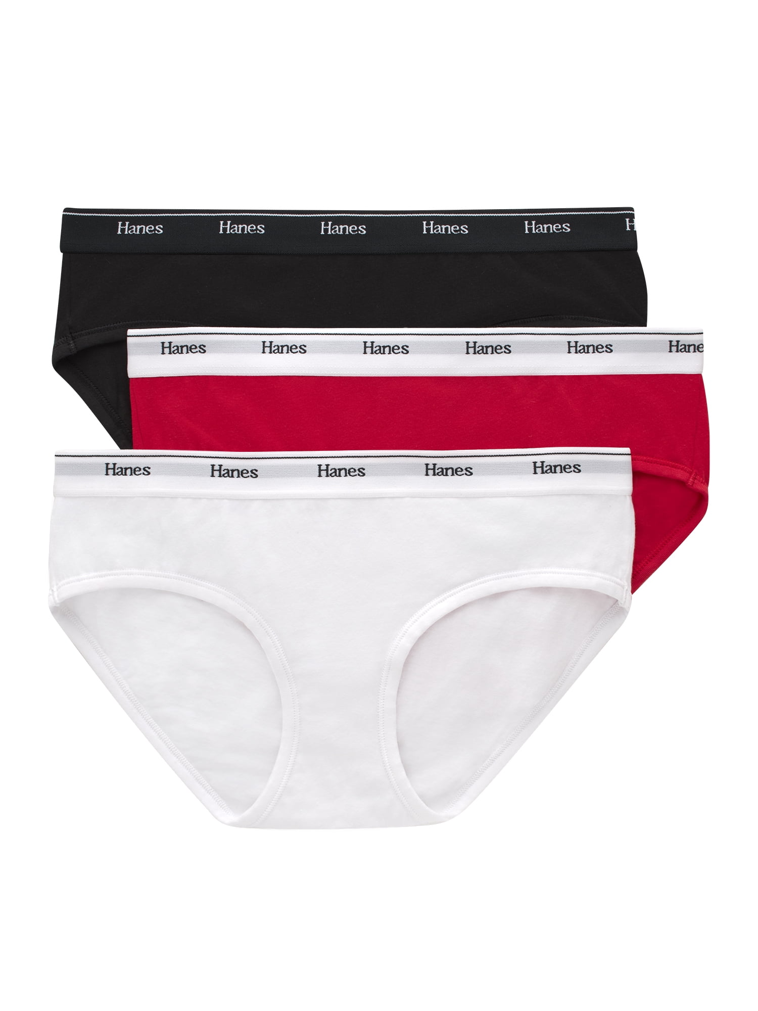 Hanes Originals Women's Hipster Underwear, Breathable Cotton Stretch, 3 ...
