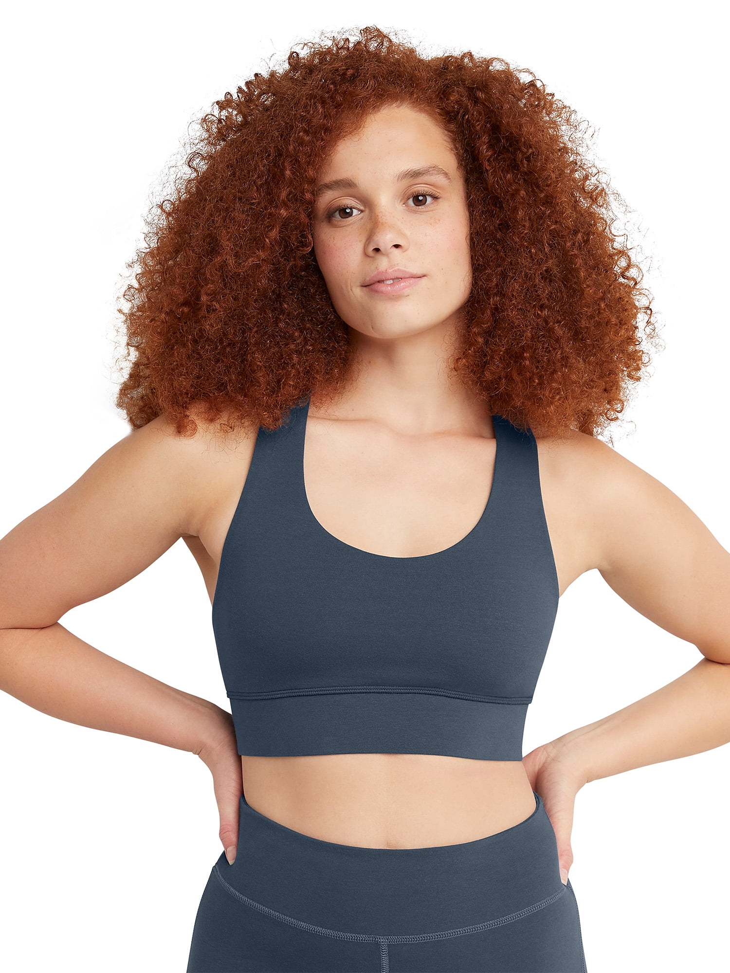 Hanes Originals Women's Longline Sports Bra, Sizes XS-XXL - Walmart.com