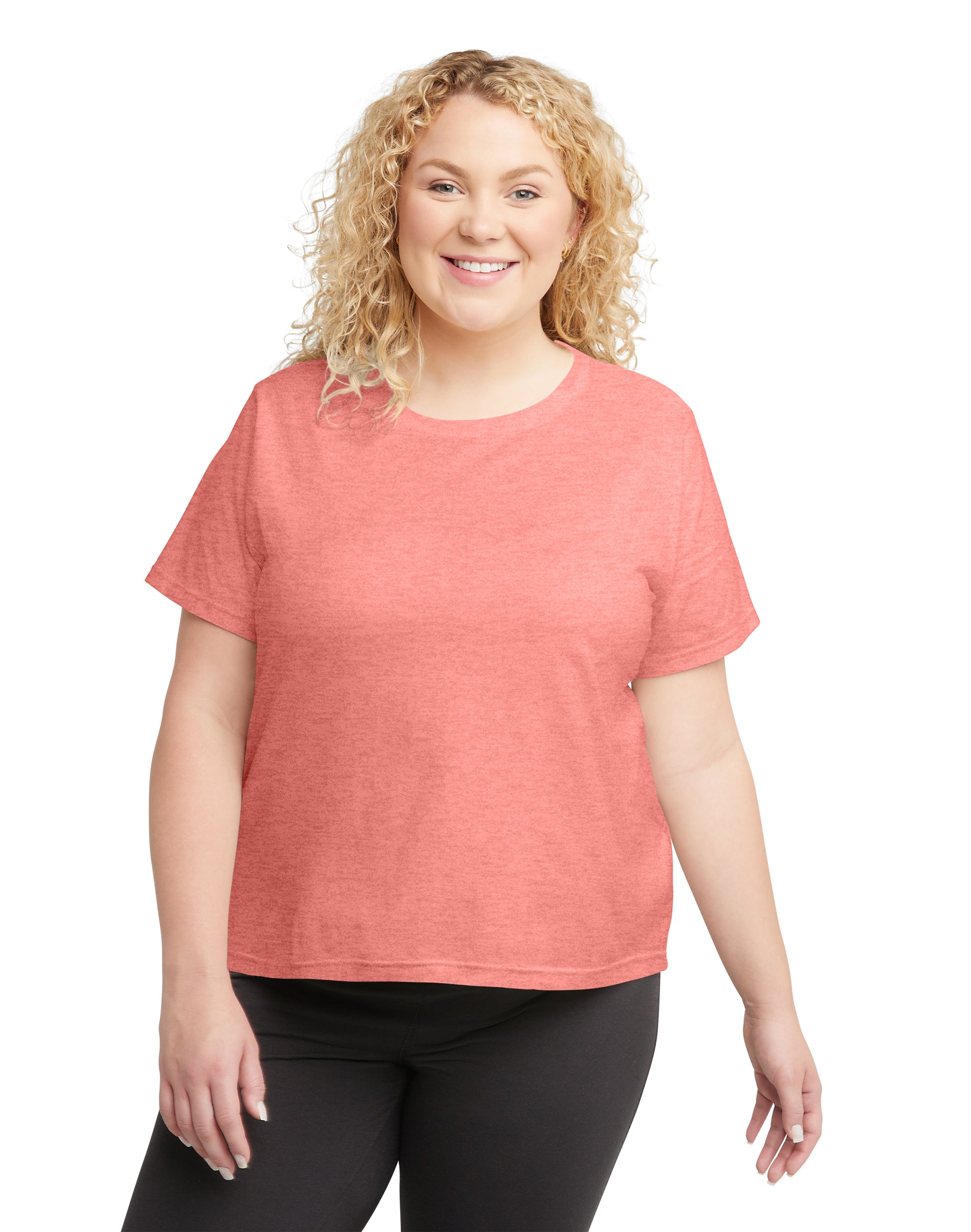 Hanes Originals Women's Tri-Blend T-Shirt (Plus Size) Concentrated ...