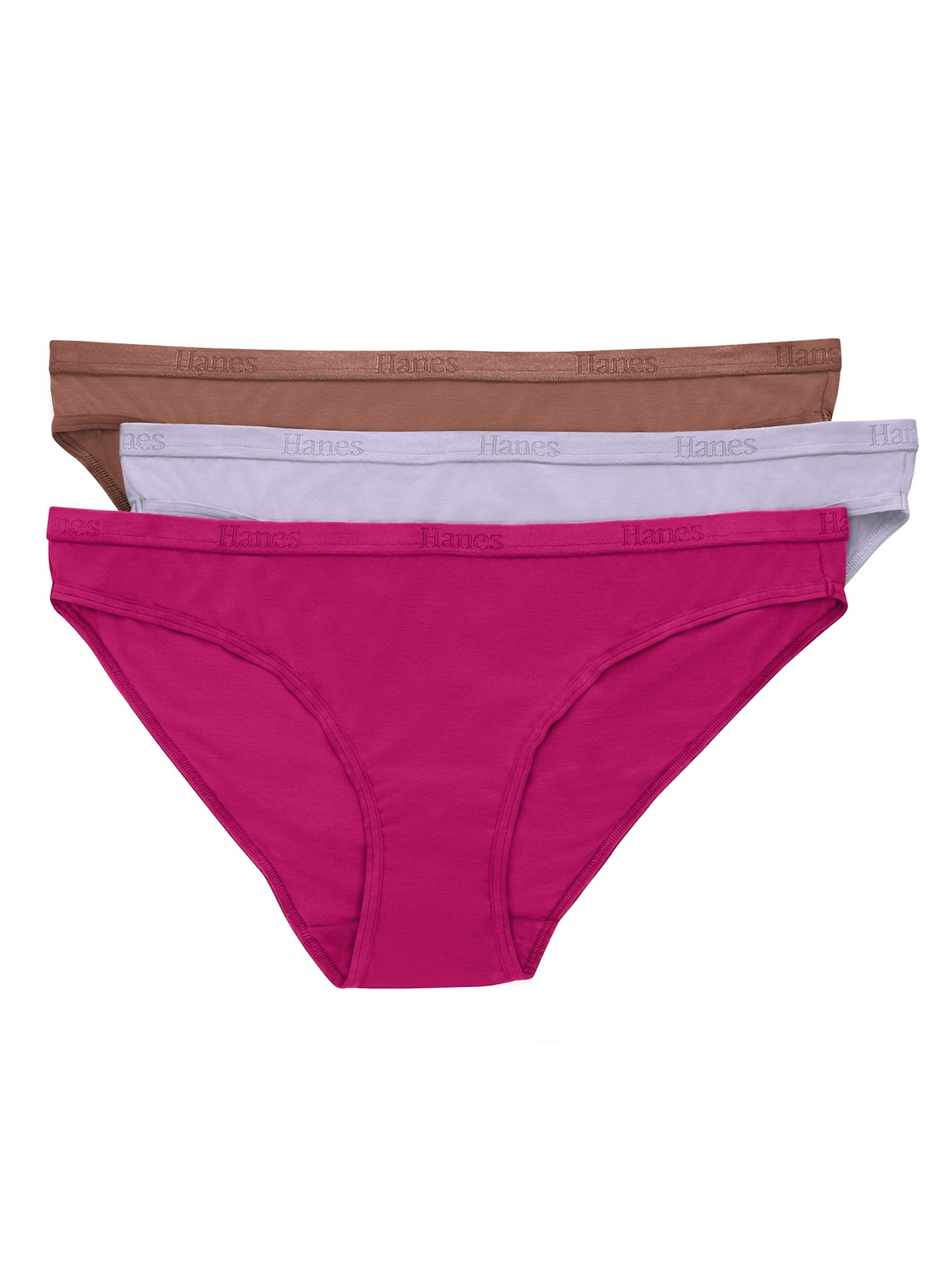 Hanes Soft Low-Rise Bikini Underwear - Luxe Bamboo Fabric - Walmart.com