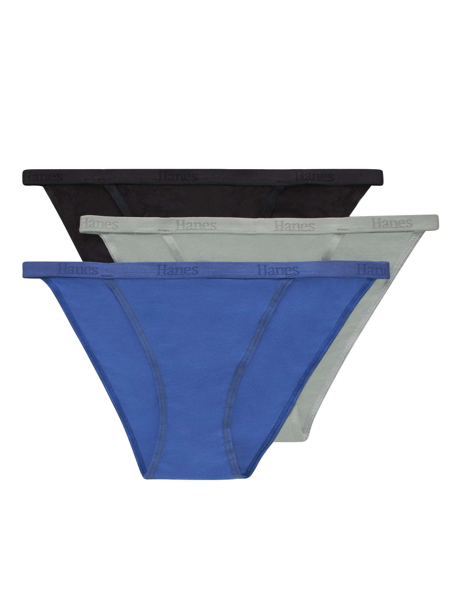 Hanes String Bikini Underwear - Luxe Bamboo Fabric - Walmart.com