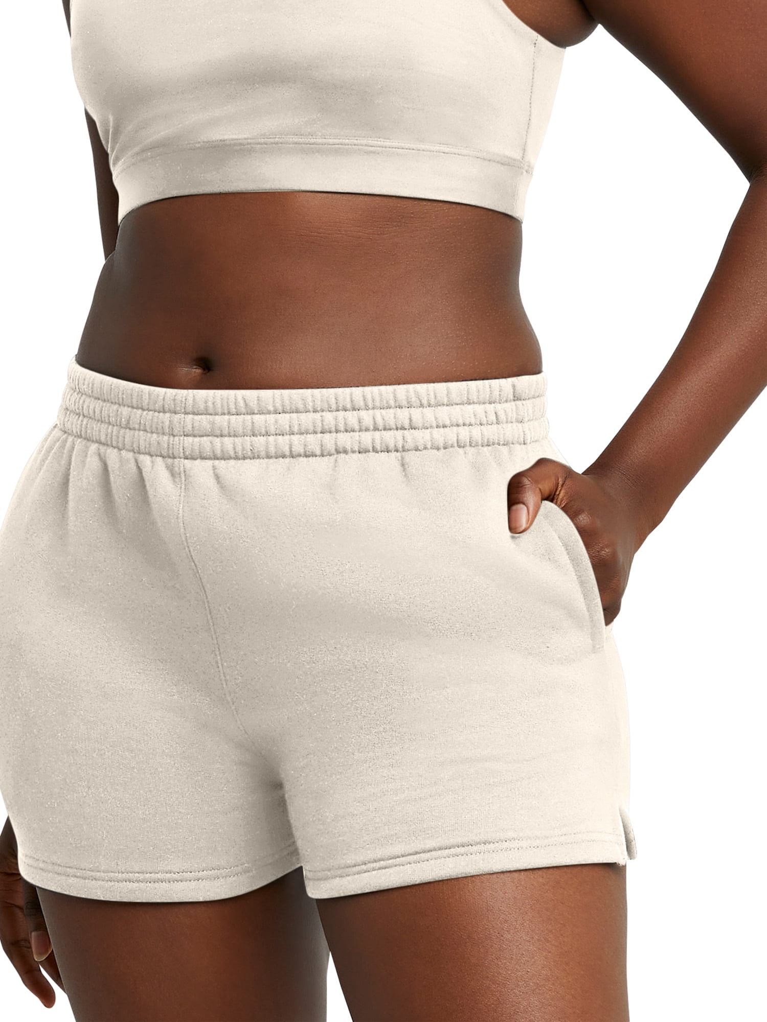 Hanes Originals Women's Sweat Shorts With Pockets, 2" Inseam, Sizes XS ...