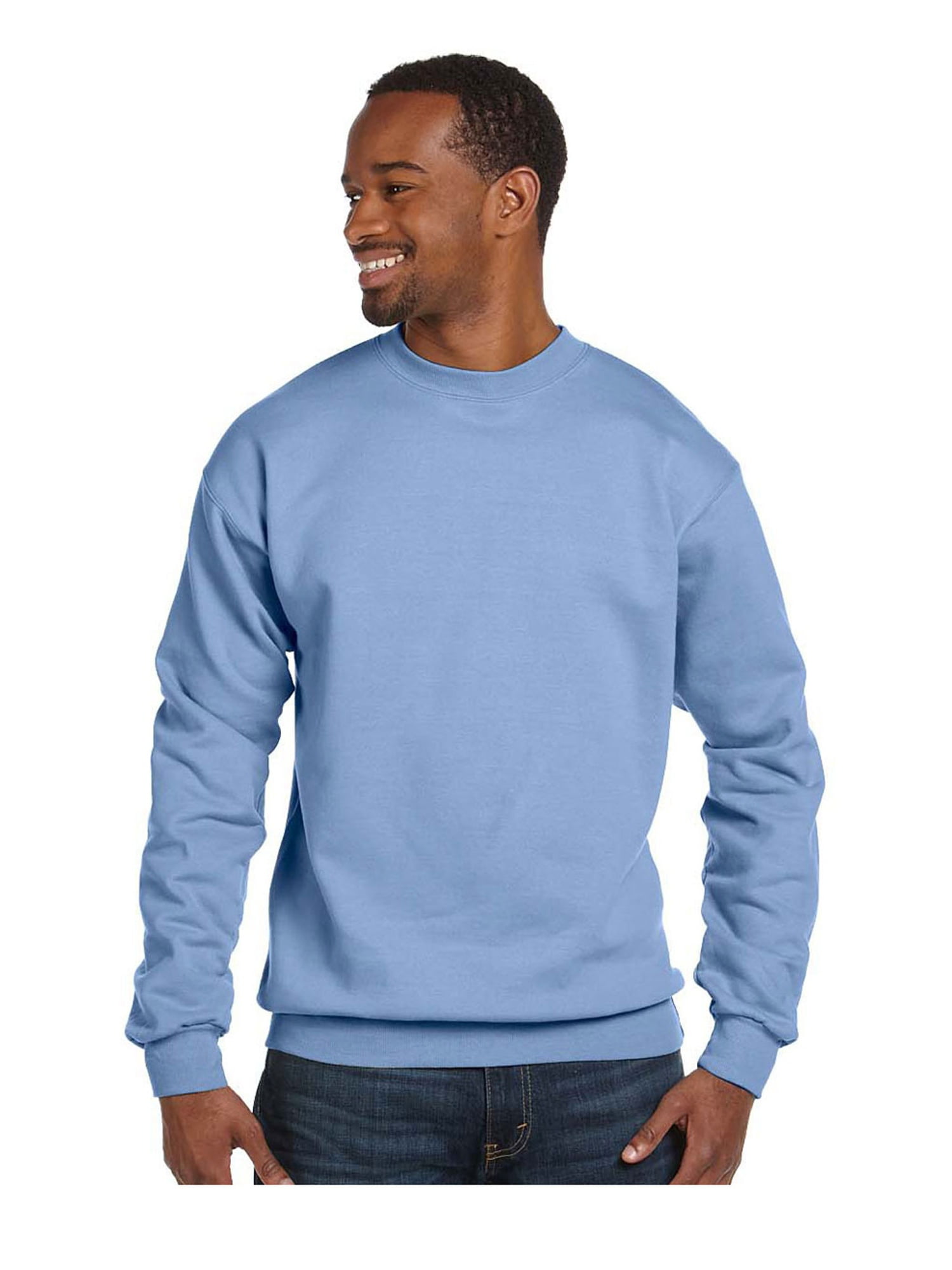 Hanes P1607 Adult 7.8 Oz. Ecosmart 50/50 Fleece Crew - Walmart.com