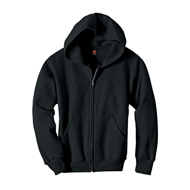 Hanes Youth Active Full-Zip Hoodie Sweatshirt Comfortblend EcoSmart ...