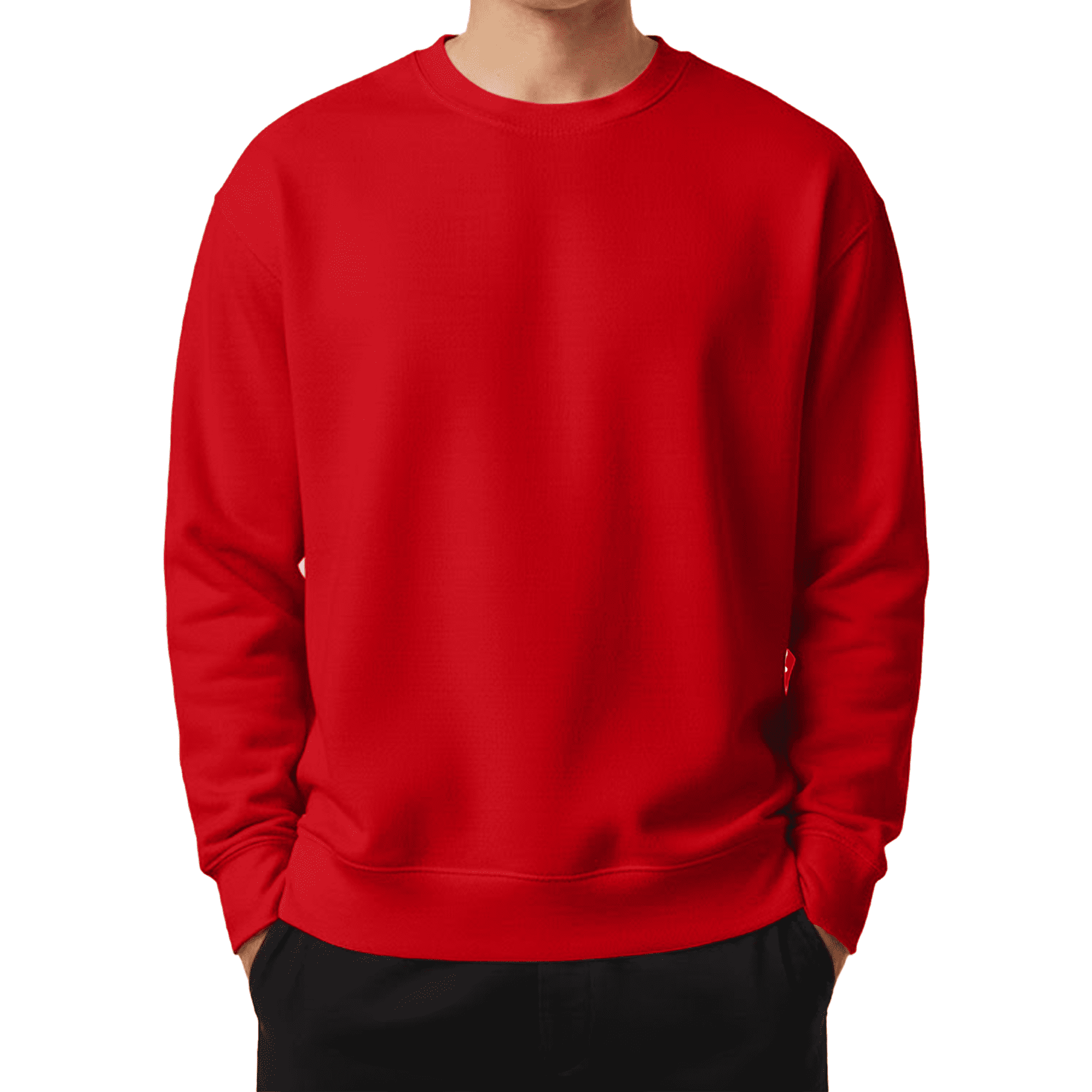 Hanes Perfect Sweats Crewneck Sweatshirt, Men's Long Sleeve Pullover ...