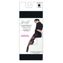 Women's Sheer Backseam Pantyhose,One Size, Black - Walmart.com