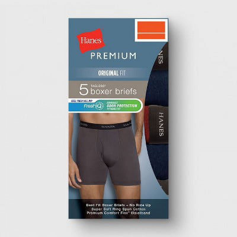 Hanes Premium Men's 5pk Boxer Briefs - Colors May Vary XXL, Color May ...