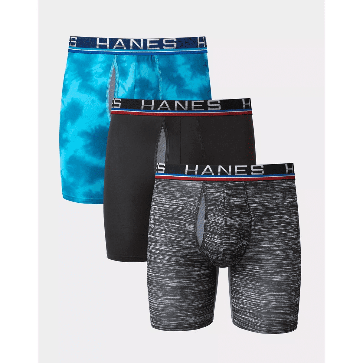 Hanes Premium Men's X-temp Total Support Pouch Anti Chafing 3pk Long ...