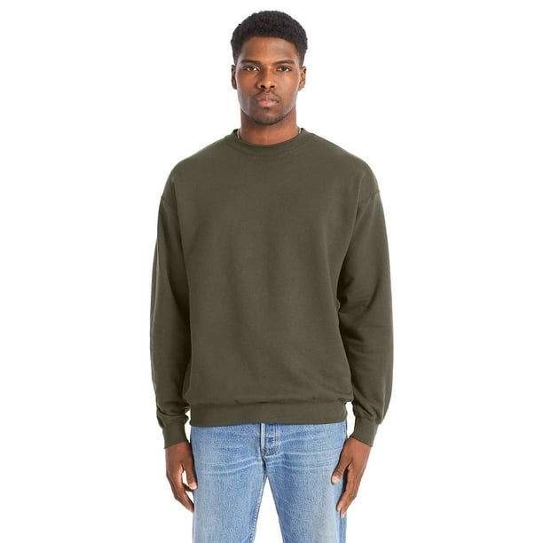 Hanes RS160 Adult Perfect Sweats Crewneck Sweatshirt - Walmart Business ...