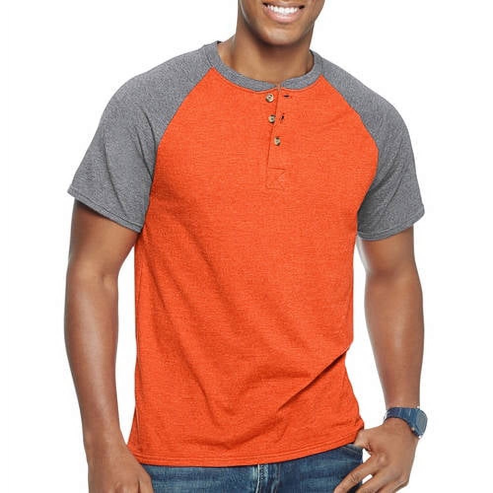 Hanes Short Sleeve Raglan Colorblock - Walmart.com