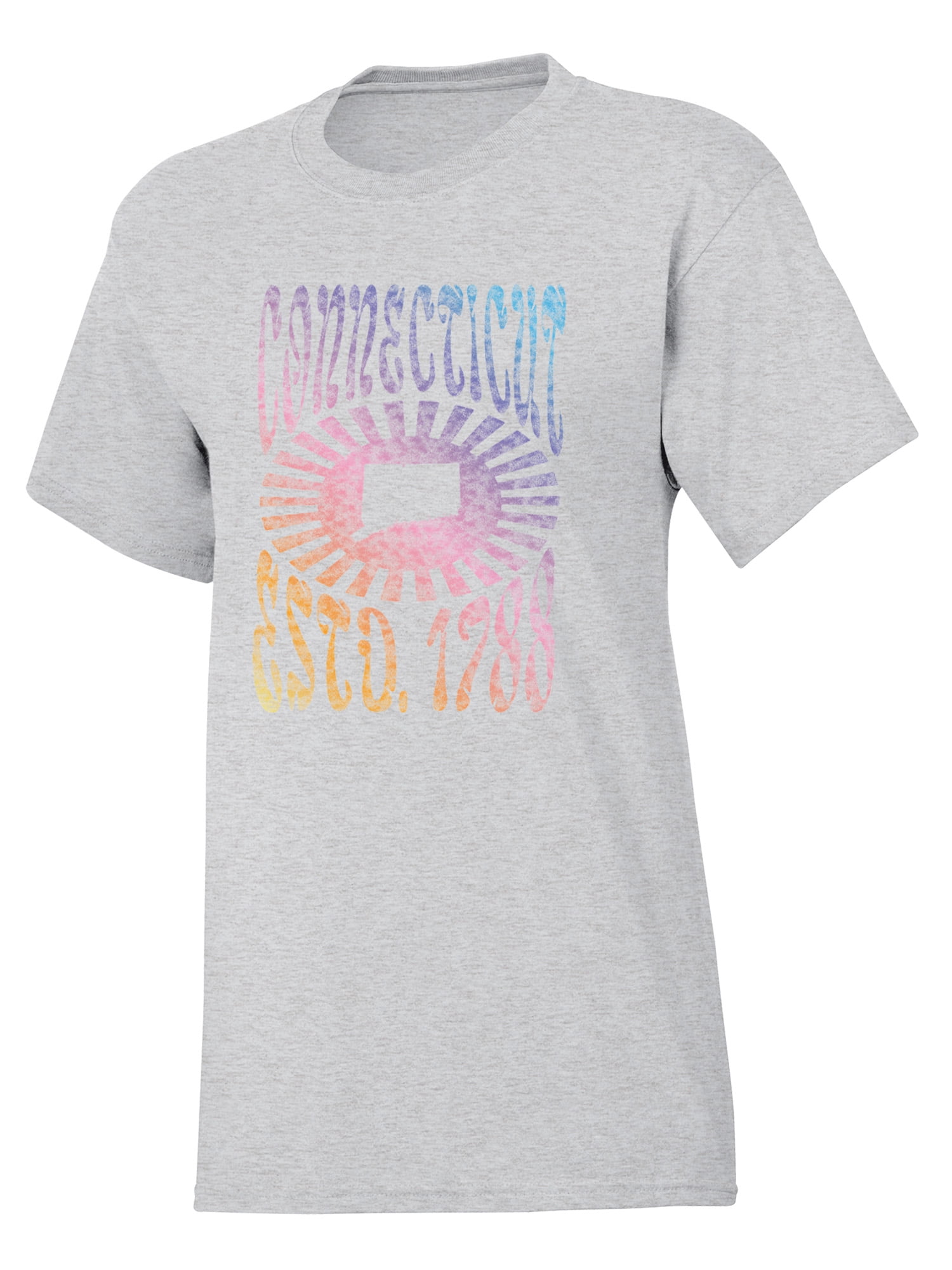 Hanes Souvenir Short Sleeve T-Shirt STATE OF CONNECTICUT - Walmart.com