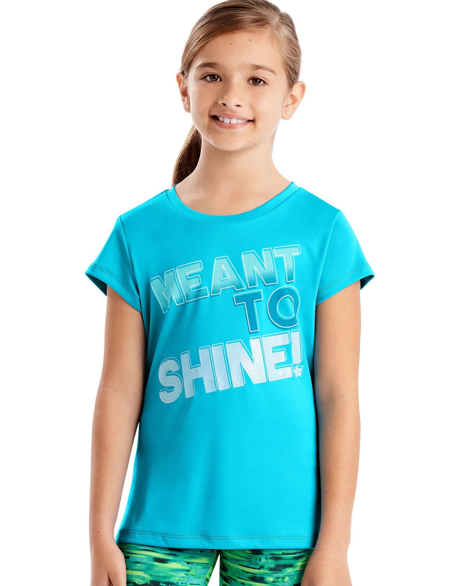 Hanes Sport Graphic Performance Tee (Little Girls and Big Girls ...