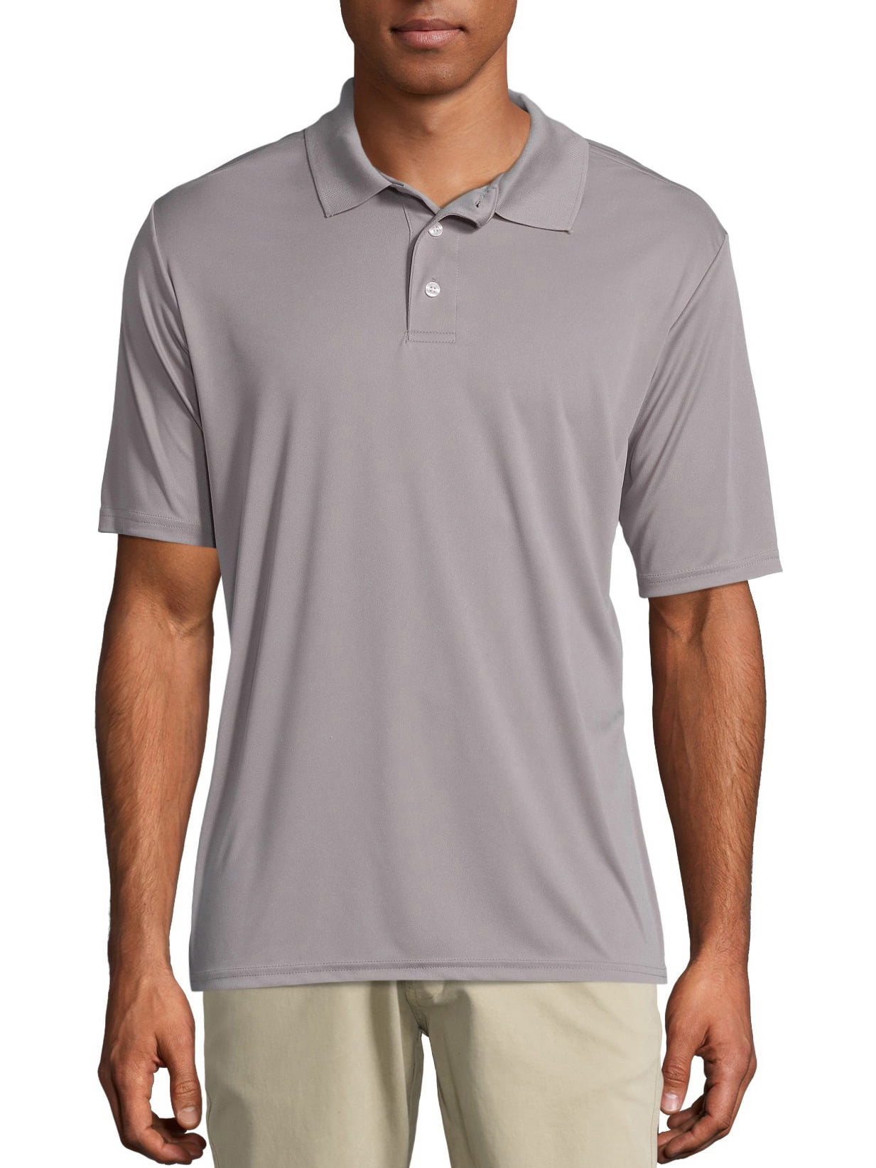 Hanes Sport Men's and Big Men's Cool Dri Performance Polo (40+ UPF), Up ...