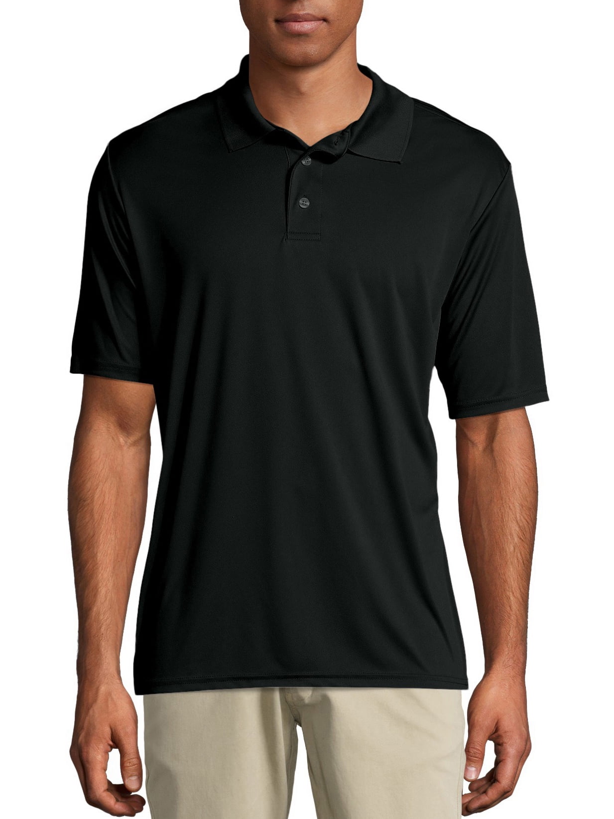 Hanes Sport Men's and Big Men's Cool Dri Performance Polo (40+ UPF), Up ...