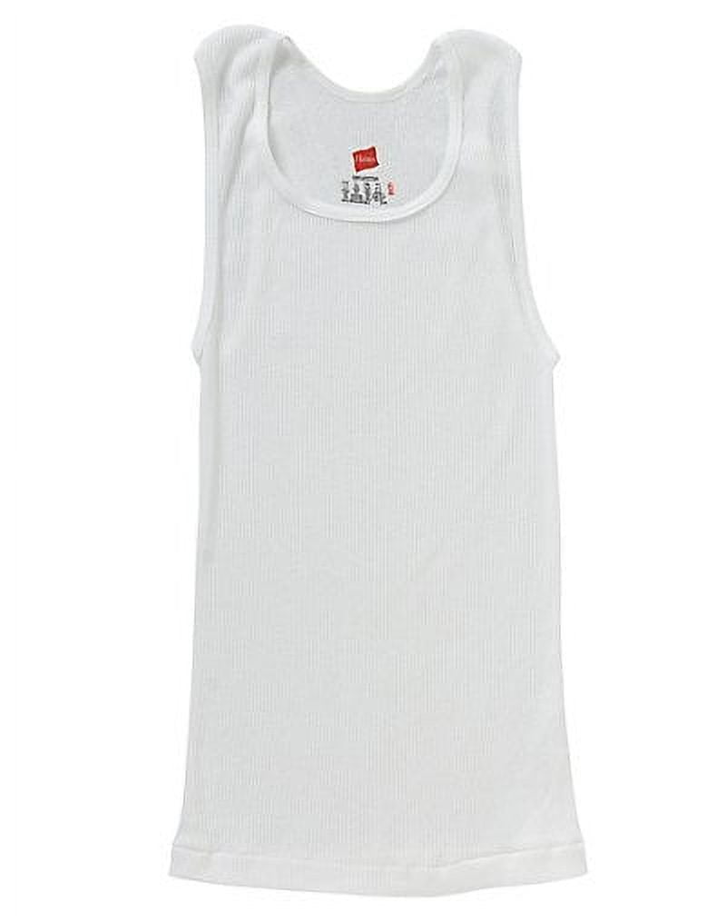 Hanes TAGLESS ComfortSoft Cotton A-Shirt (B3723N) White, M - Walmart.com