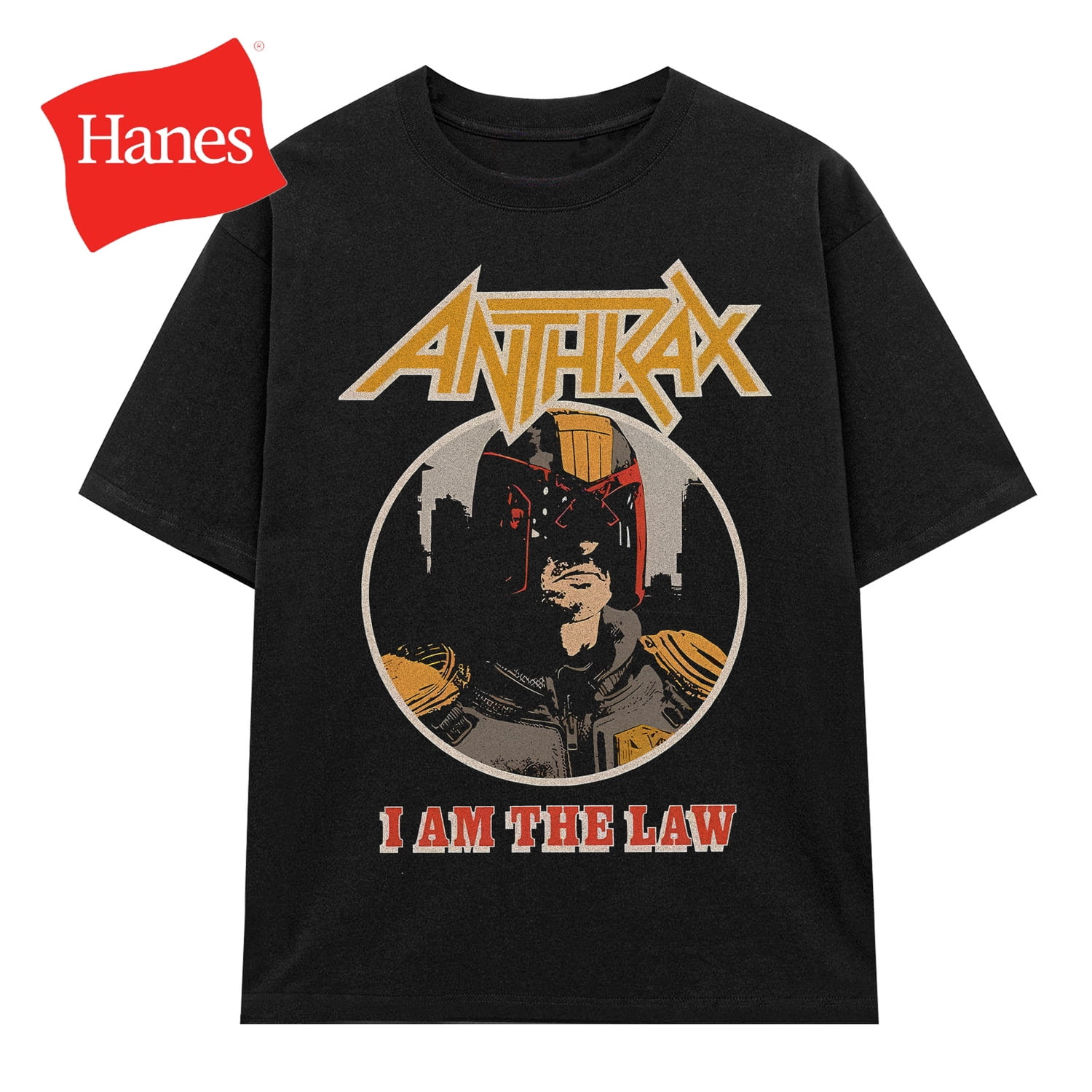 Hanes Tag Anthrax Rock Band Biker 90s Vintage Feel T-Shirt 103940 ...
