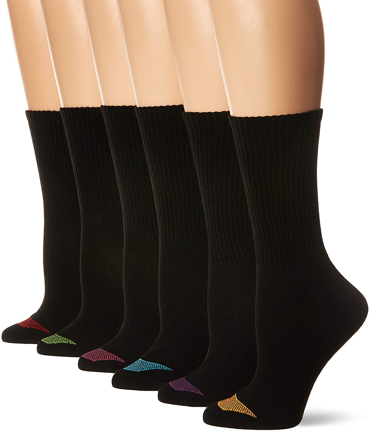 Hanes Ultimate 6-Pack Womens Lightweight Breathable Wicking Cool ...