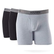 Hanes Big Men's FreshIQ Comfort Flex Waistband Boxer Briefs, SUPER ...