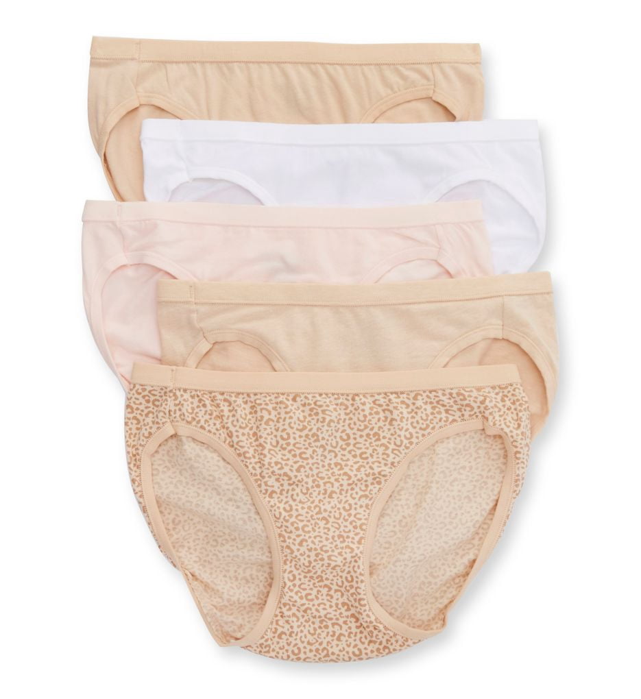 Hanes Ultimate ComfortSoft Women's Bikini Underwear 5-Pack, Soft ...