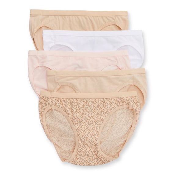 Hanes Ultimate ComfortSoft Women's Bikini Underwear 5-Pack, Soft ...