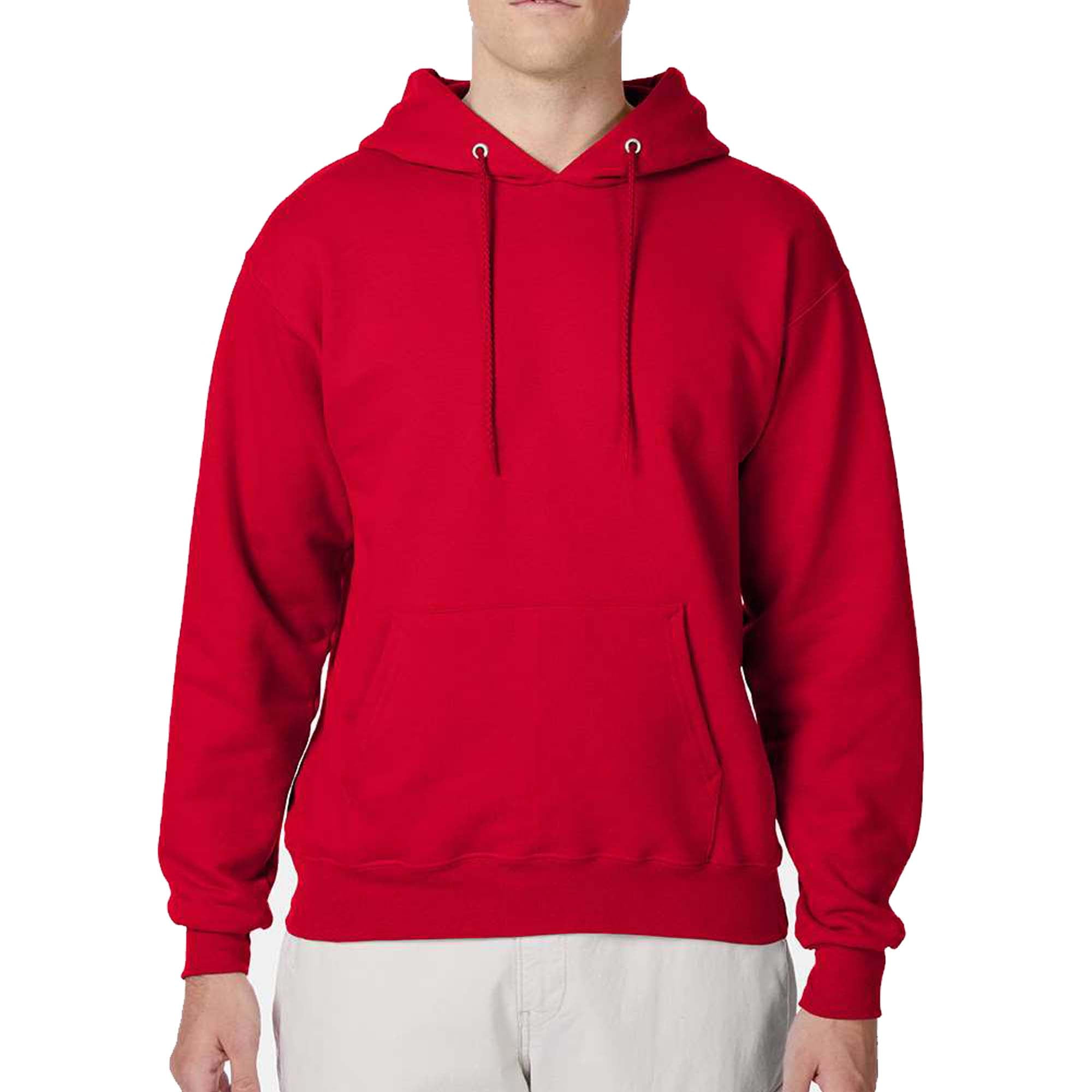 Hanes Ultimate Cotton Men's Fleece Pullover Hoodie, Warm Cozy Hooded ...