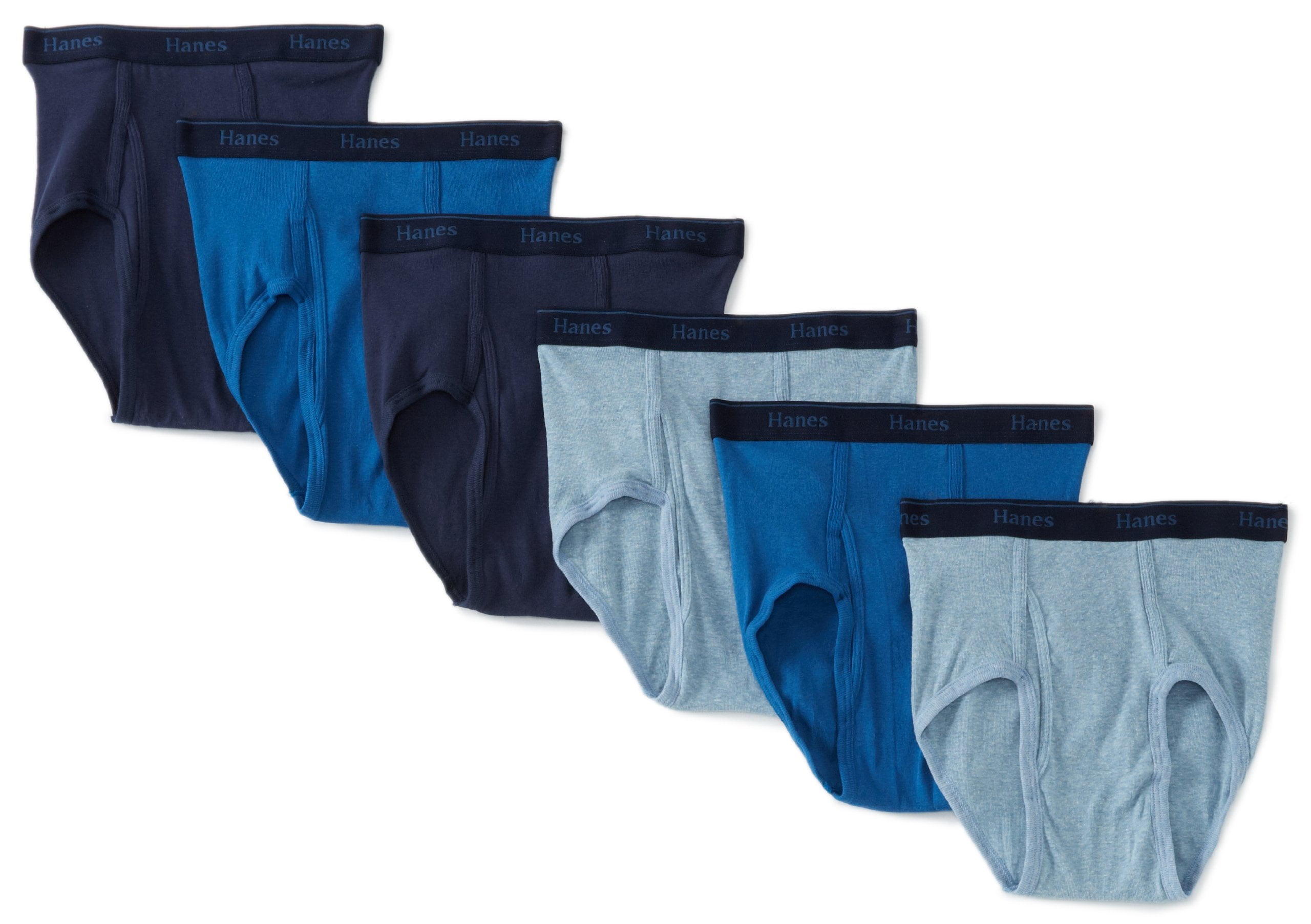 Hanes Ultimate Men's 6-Pack Classics Full-Cut Brief, Assorted, X-Large ...