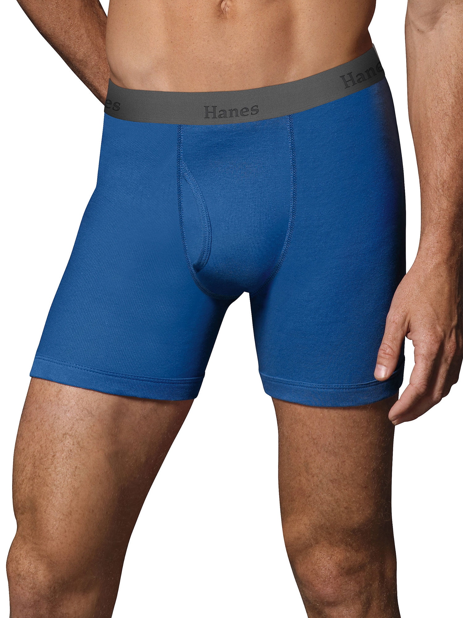 Hanes Ultimate Men's Boxer Brief Underwear, Ringer Style, 5-Pack Fashion M - Walmart.com