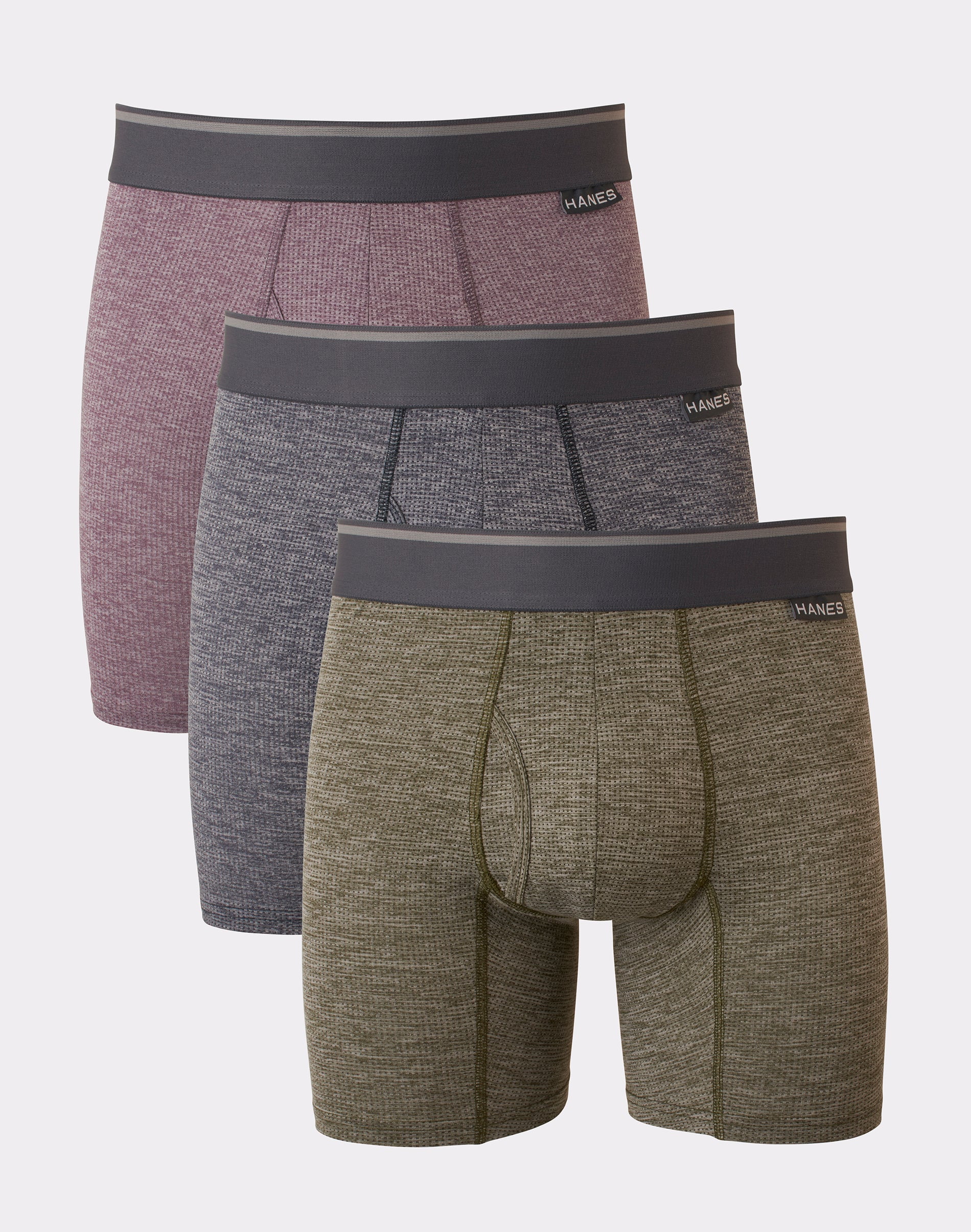 Hanes Ultimate® Men's Comfort Flex Fit® Boxer Brief Pack, Breathable ...