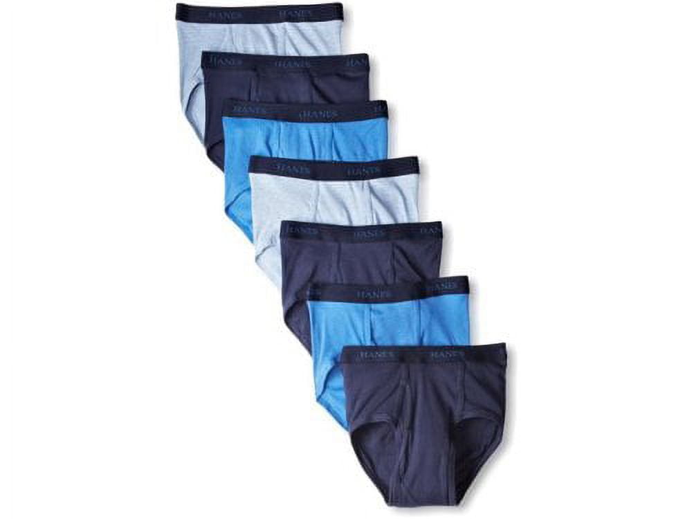 Hanes Ultimate Men's FreshIQ ComfortSoft Briefs (7 Pack), Blues, Small ...