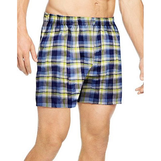 Hanes Ultimate Men's Plaid Boxers 3-Pack - Walmart.com