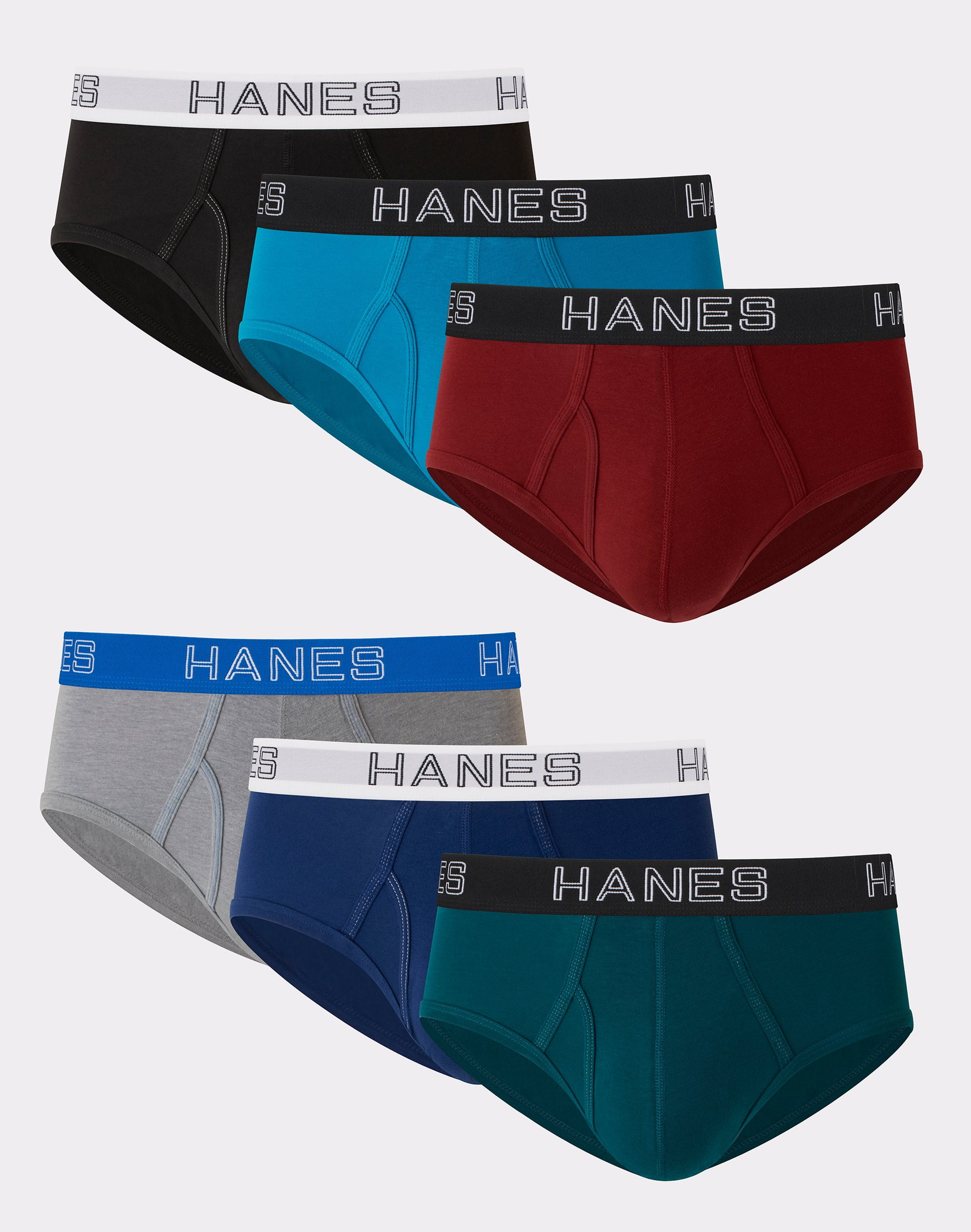 Hanes Men's Stretch Briefs, 6-Pack Underwear, Comfort Flex Waistband, Moisture-Wicking - Walmart.com