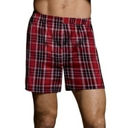 Red Label Men's 5-Pack Woven Exposed Waistband Boxers - Walmart.com